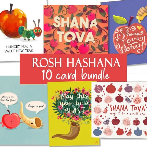 Rosh Hashanah Cards - Etsy