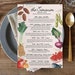 Simanim Blessings Rosh Hashanah Printable Sheet, Table Decor, Jewish ...