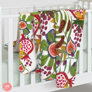 7 Species of Israel Blanket Velveteen Plush, Throw Blankets, 30x40 ...