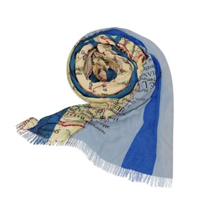 Israel Flag Map Scarf Light Men Women Hair Cover Covering Jewish ...