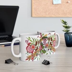 7 Fruits of Israel, 7 Species of Israel, Mug, Tea Cup, Coffee Cup ...
