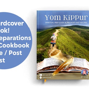 Hard Cover Yom Kippur Spiritual Prep Book, Cookbook Recipes for Pre ...