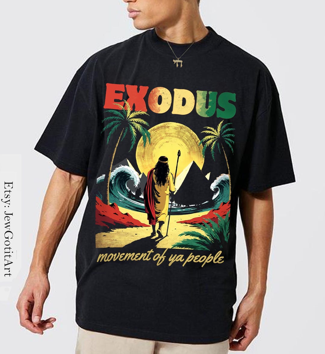 Exodus Passover T-shirt Reggae T-shirt Movement of Ya People ...