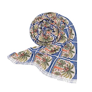 Palm Tree Dates Scarf Israeli Head Headwrap Flowers Scarves Women ...