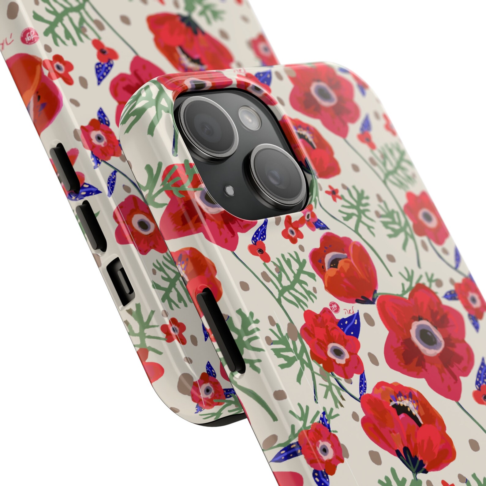 Kalanait Flower of Israel Phone Case Iphone, Galaxy Fruit Israel Art ...