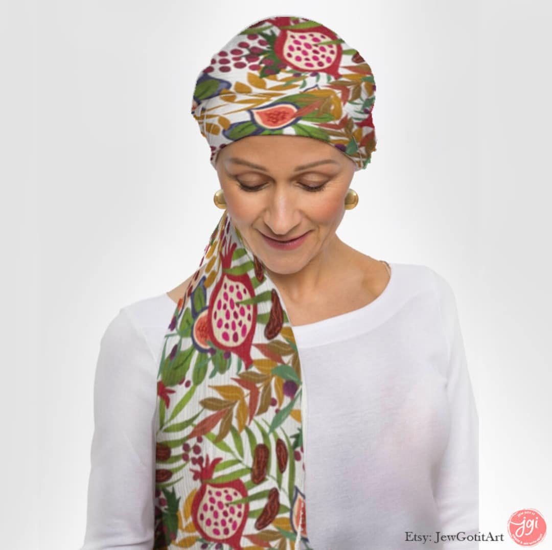 7 Species Israel Scarf Head Headwrap Light Scarf Women Fabric Hair ...
