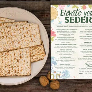 Interactive Passover Seder Question Printable Passover Table Game ...