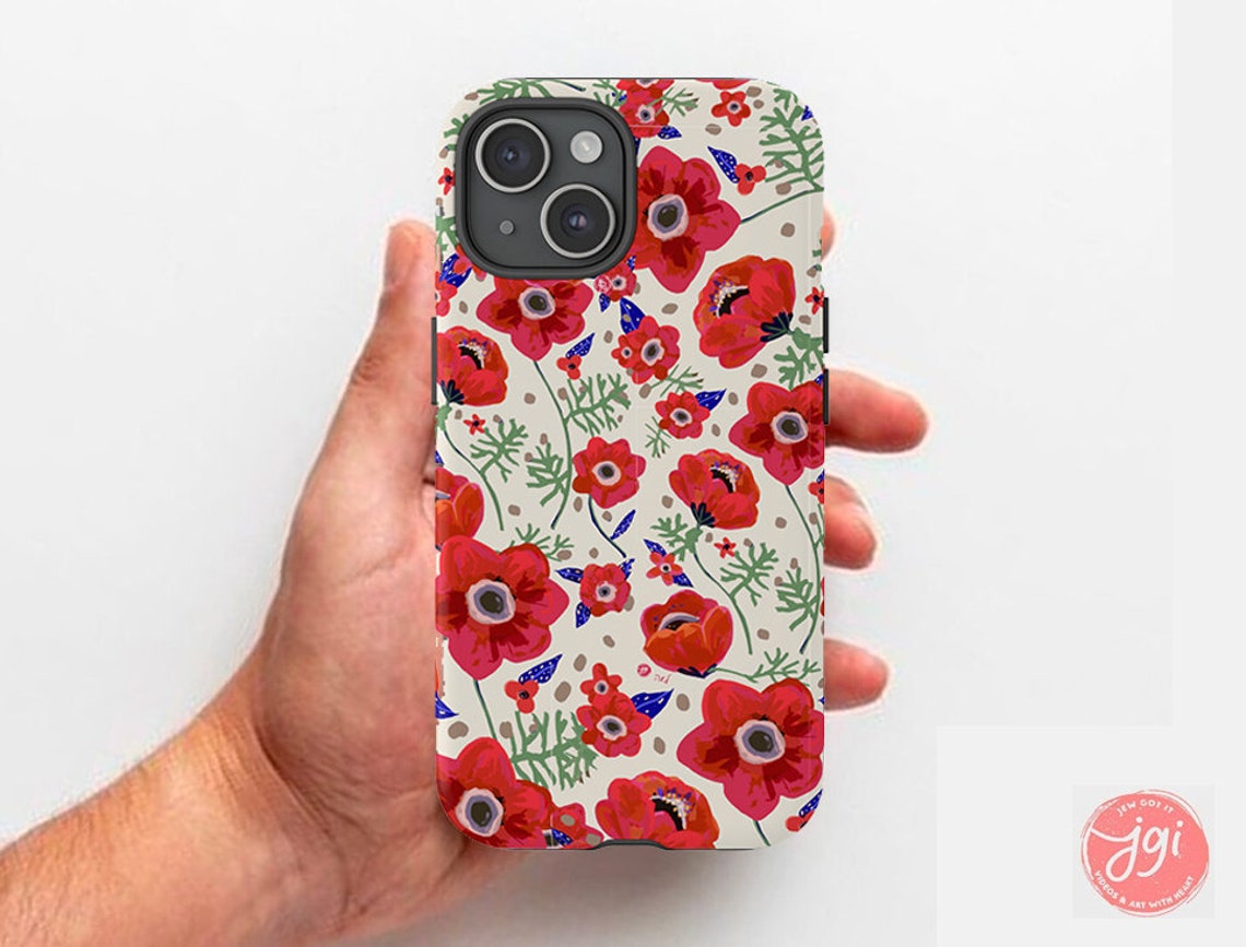 Kalanait Flower of Israel Phone Case Iphone, Galaxy Fruit Israel Art ...