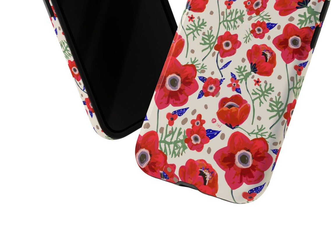 Kalanait Flower of Israel Phone Case Iphone, Galaxy Fruit Israel Art ...