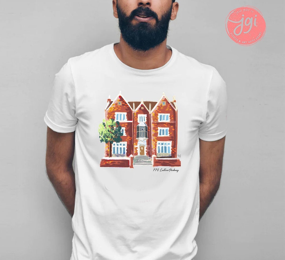 Chabad House, 770 Eastern Parkway, Chabad, Shirt, Shirt for Men, Jewish ...