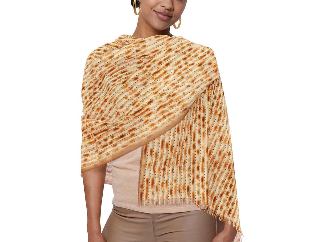 Matzah Scarf Passover Gift Light Men Women Hair Cover Covering Jewish ...