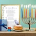 Hanukkah Blessings Printable: Jewish Holiday Brachot (PDF & JPEG) - Etsy