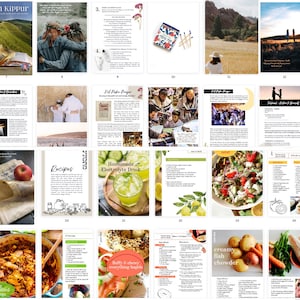 Printable Yom Kippur Spiritual Prep Download, Cookbook Recipes Pre Post ...