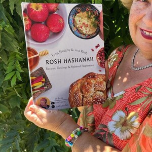Rosh Hashanah Cookbook, Hardcover Book, Recipes, Blessings, Spiritual ...