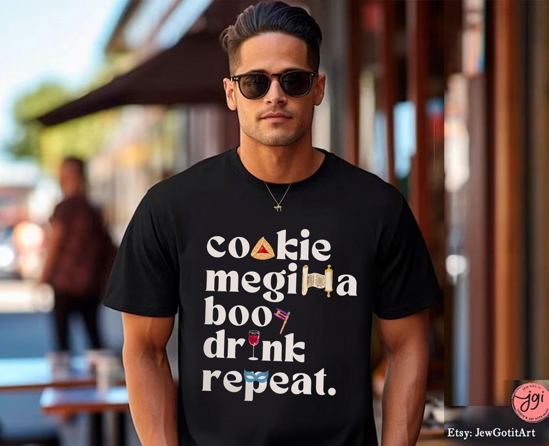 Purim T-shirt Costume Shirt Israeli Artist Jewish Gift Israel Apparel ...