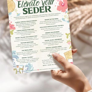 Interactive Passover Seder Question Printable Passover Table Game ...