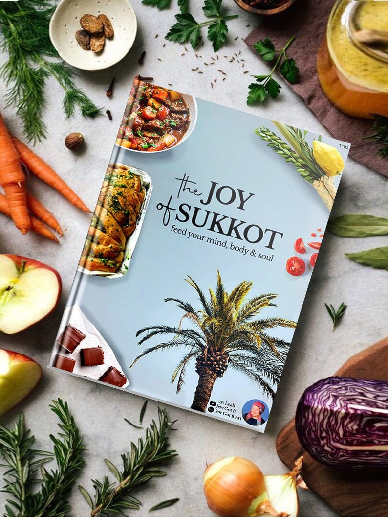 Hardcover Sukkot Cookbook & Spiritual Preparation, Recipes, Lulav Etrog ...