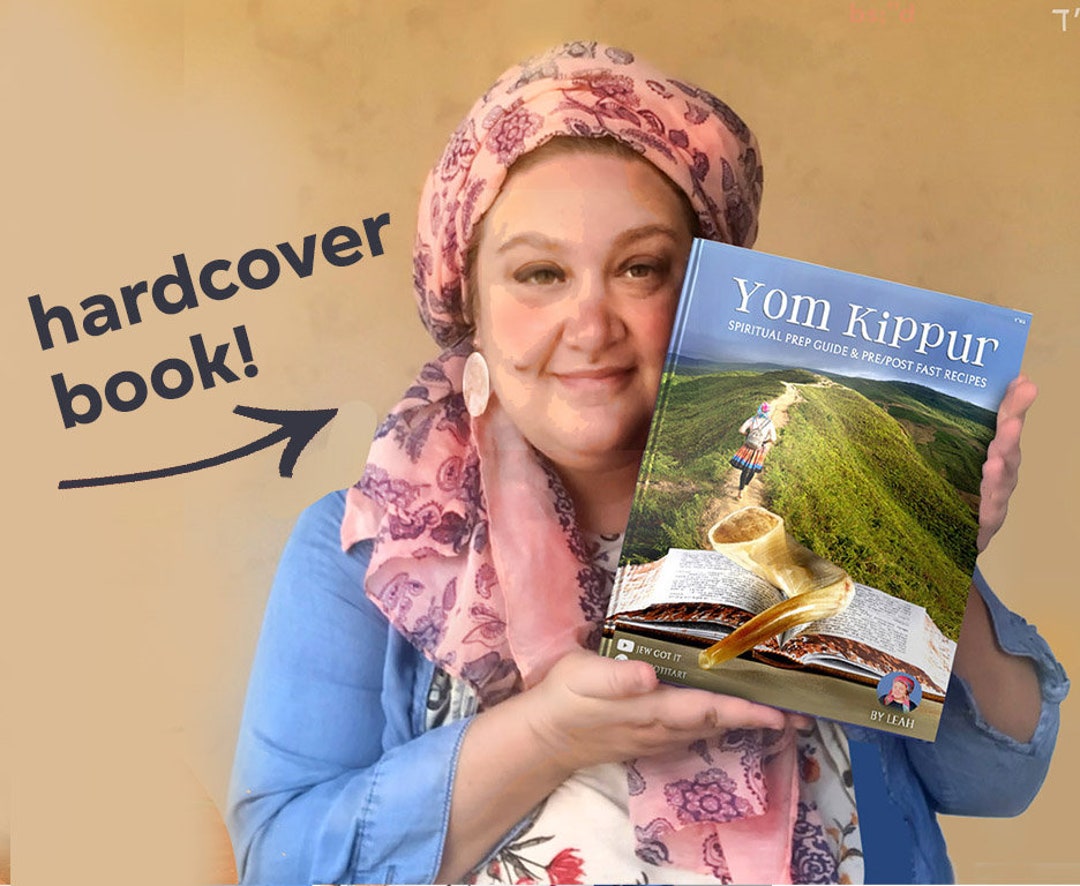 Hard Cover Yom Kippur Spiritual Prep Book, Cookbook Recipes for Pre ...