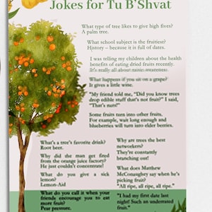 Tu Bishvat Cookbook Hardcover Book Recipes Blessings Spiritual Gift ...