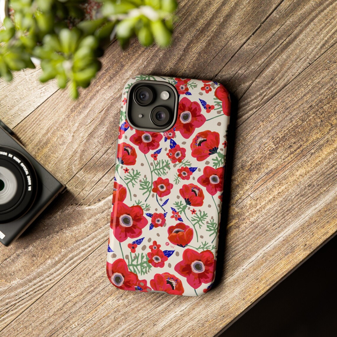Kalanait Flower of Israel Phone Case Iphone, Galaxy Fruit Israel Art ...