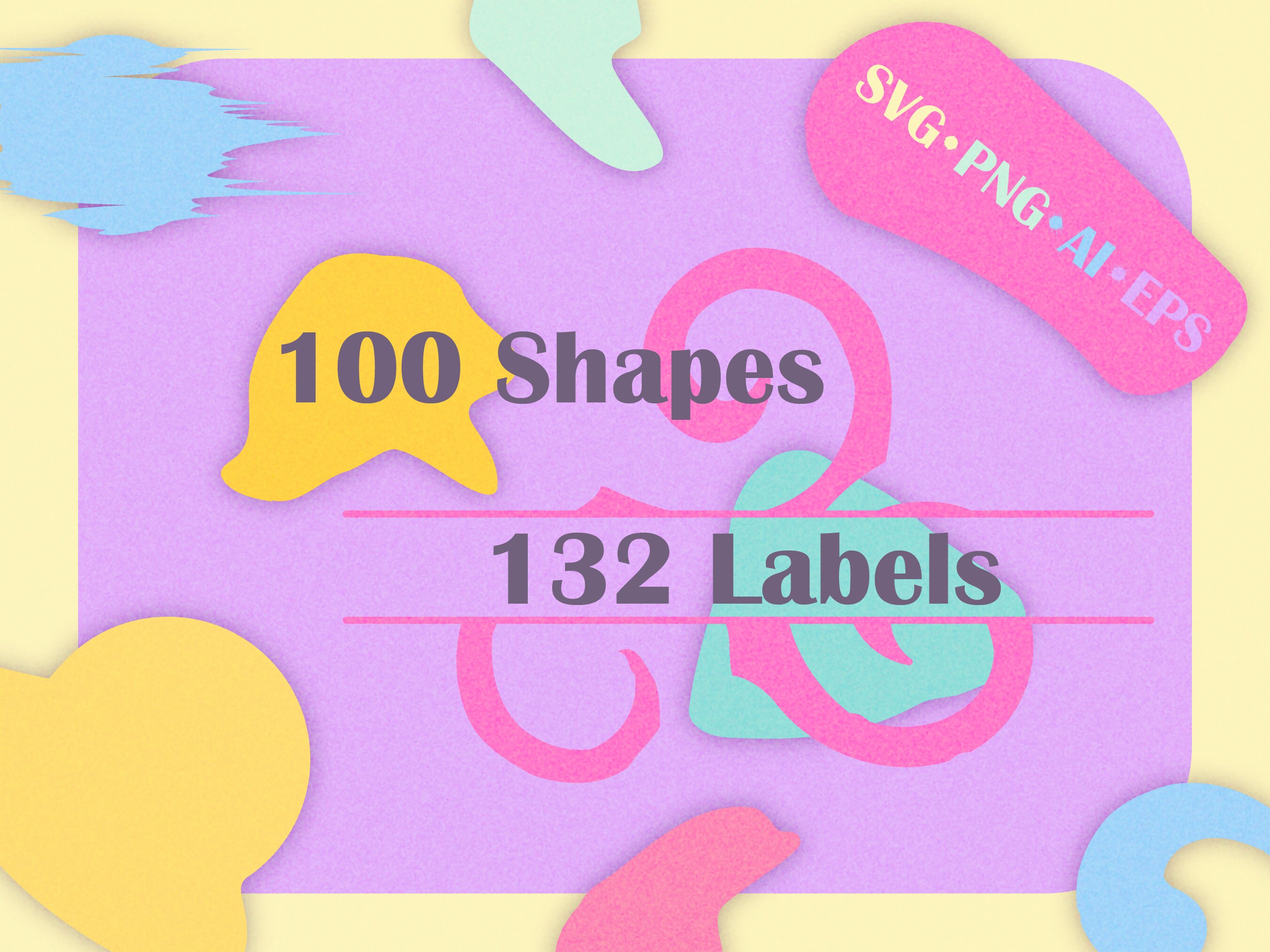 Formas Svg Etiquetas Svg Etiquetas Svg Orgaic SVG - Etsy México