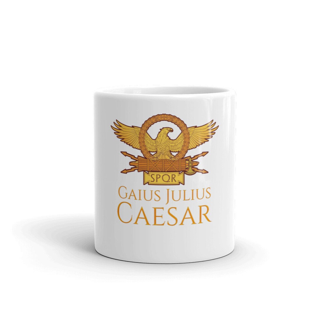 Gaius Julius Caesar - Ancient Rome White Glossy Mug - Etsy