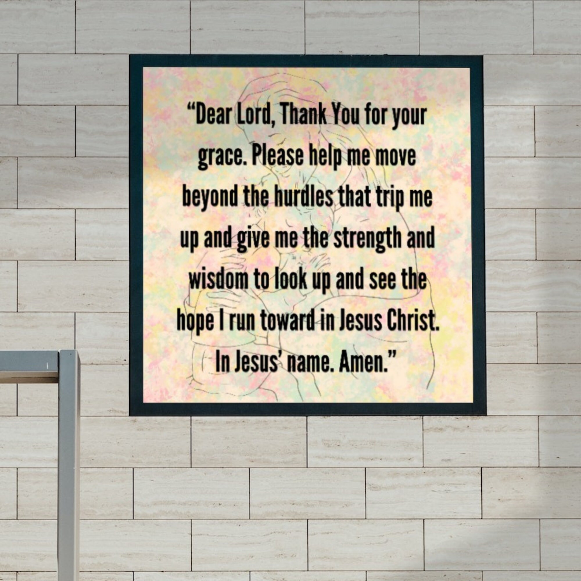 Christian Prayer Printable, Wall Art Printable, Front Door Prayer ...