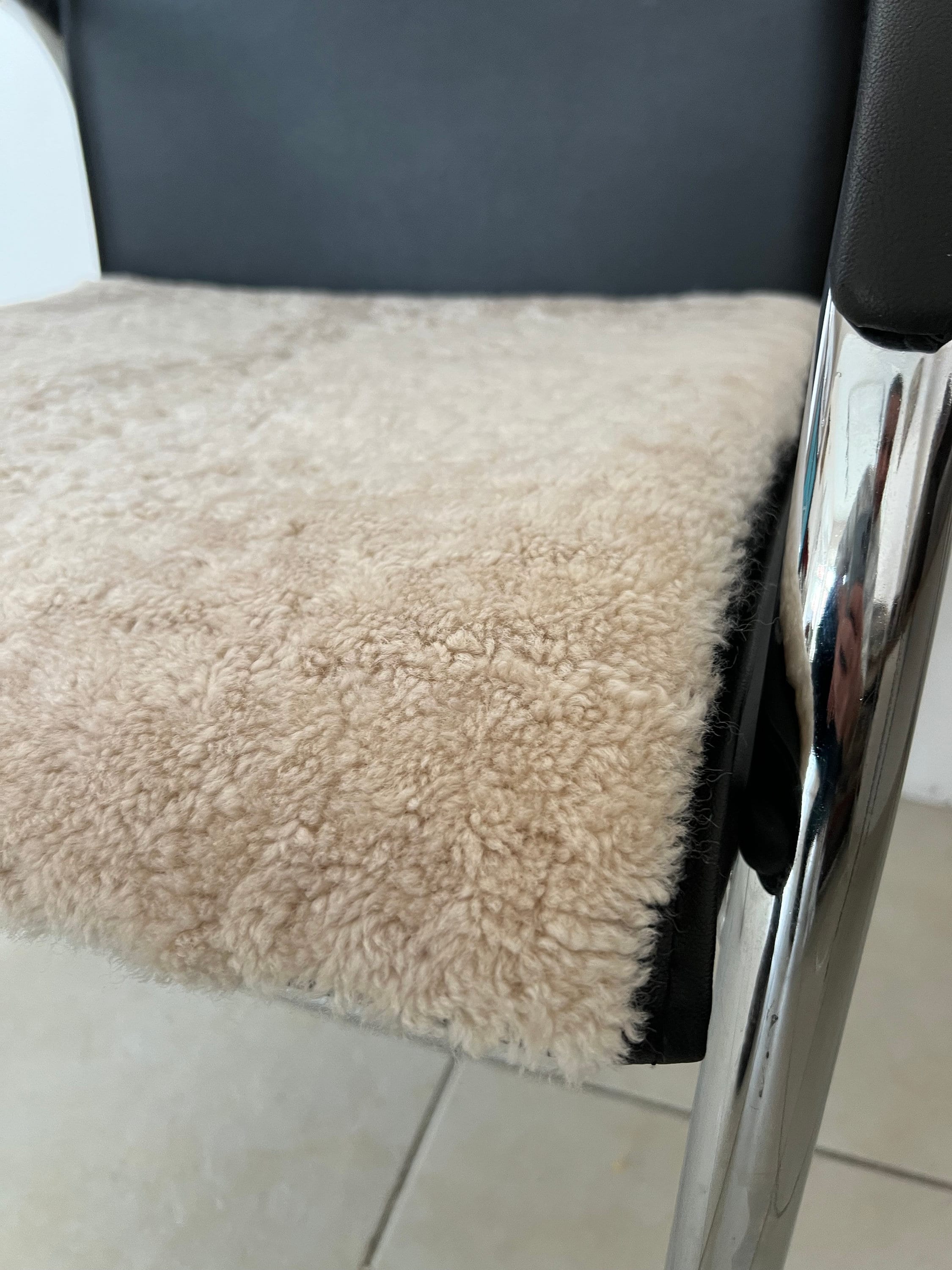 Sheepskin Seat Pads, Chair Seat Pad, Armchair Seat Pads, Genuine ...