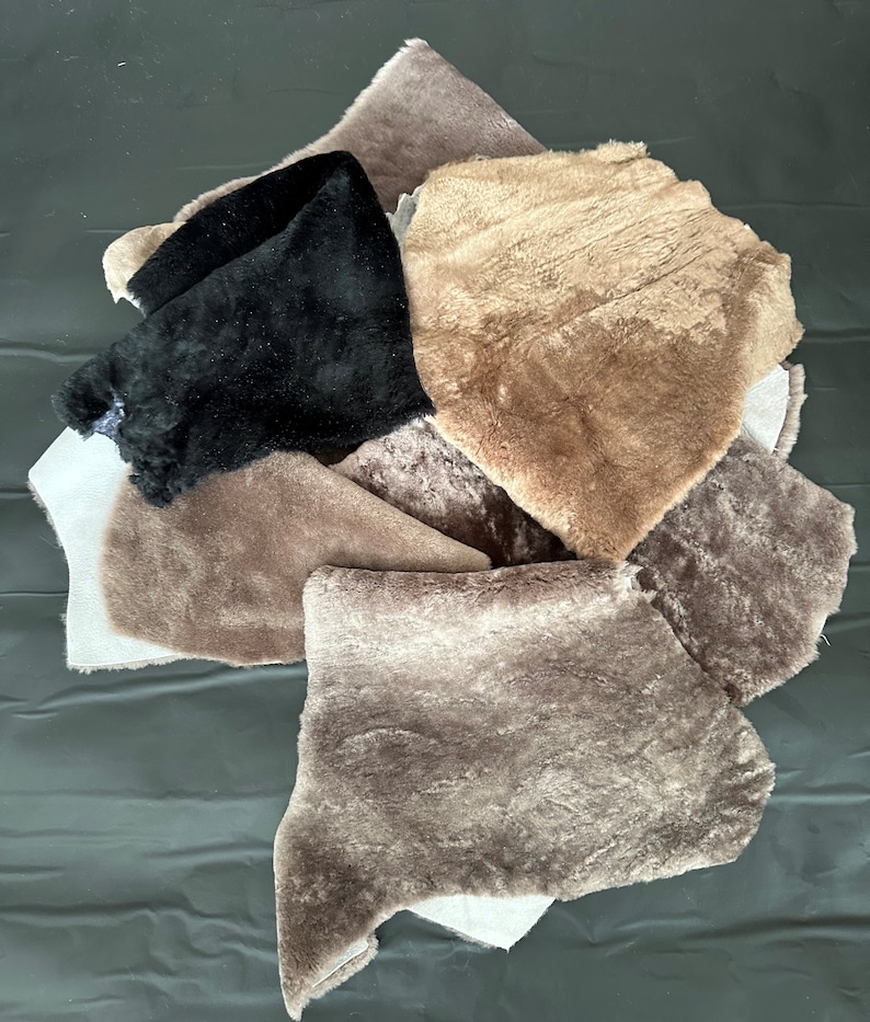 Sheepskin Scraps, Min. 10x10 In, Seat Pads, Fur Remnants, Sheepskin ...