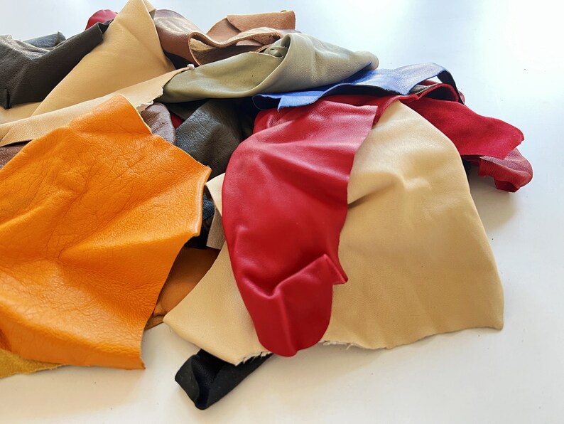 Genuine Leather Scraps, Leather Remnants, Leather Pieces, Leather ...