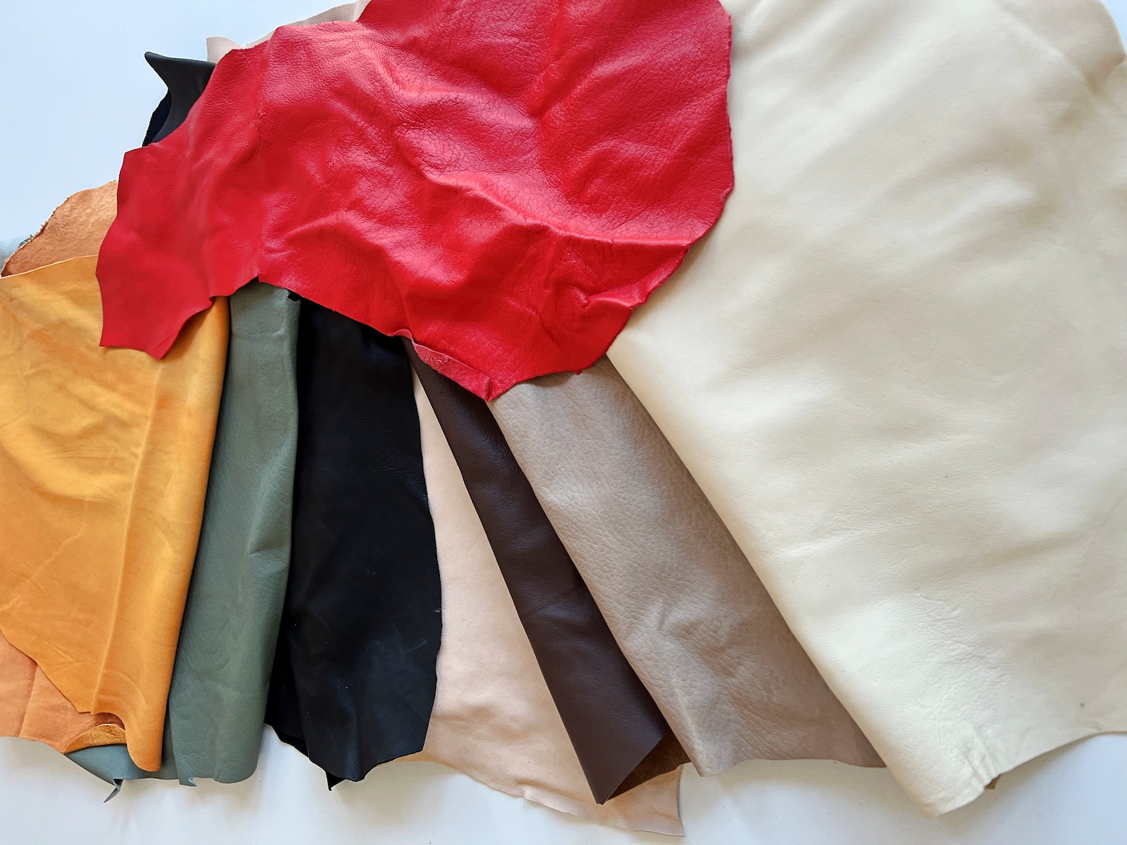 Genuine Leather Scraps Leather Remnants Big Size Pieces - Etsy
