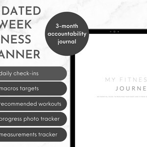 Digital Fitness Planner Goodnotes, Fitness Planner for Ipad, Fitness ...