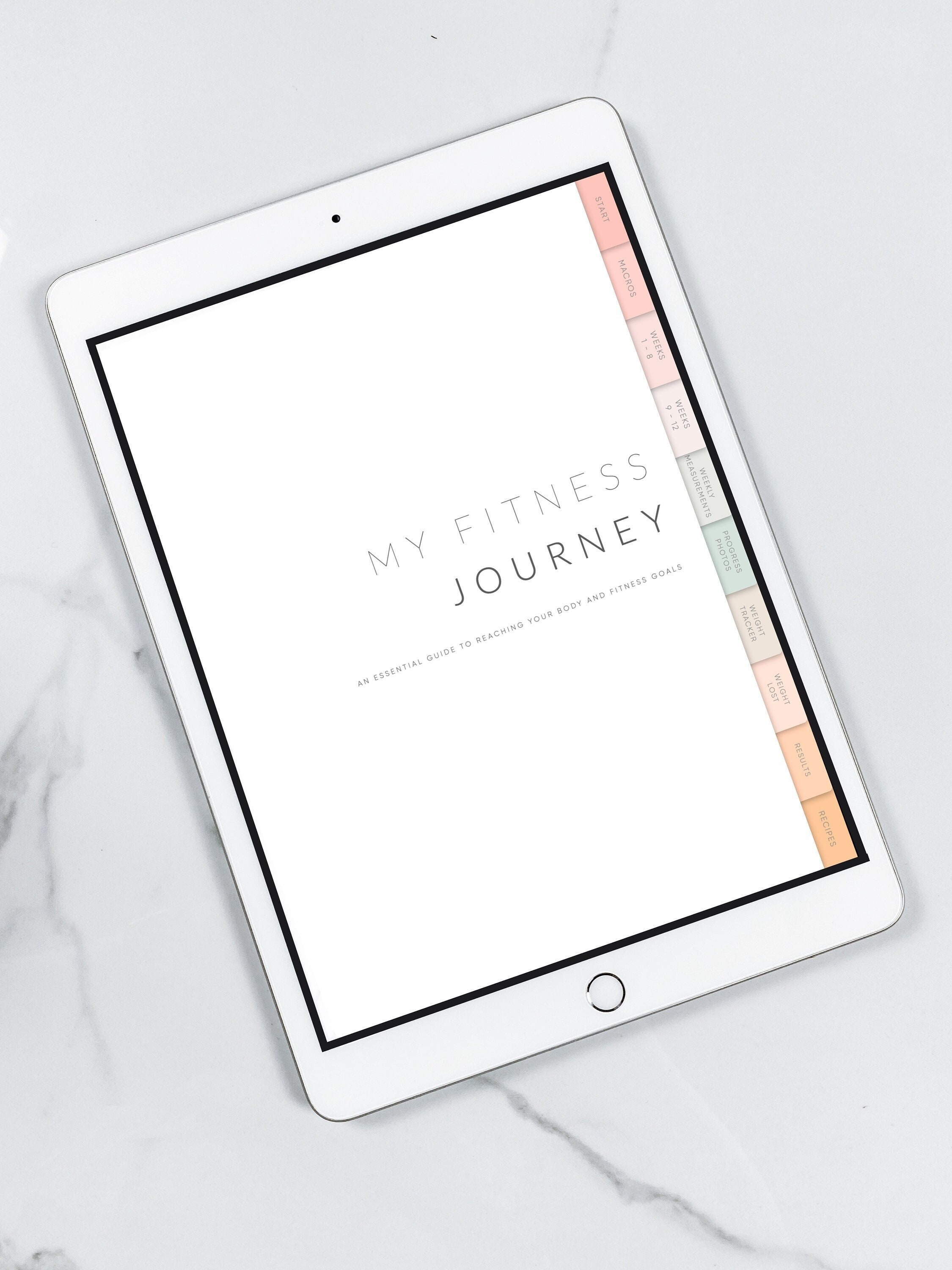 Digital Fitness Planner Goodnotes, Fitness Planner for Ipad, Fitness ...