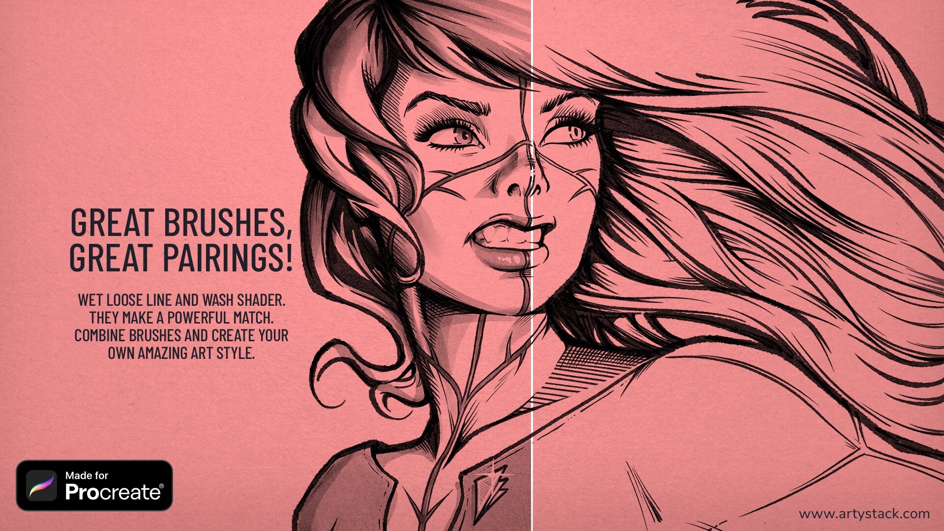 Line Art Brushes for Procreate - Etsy