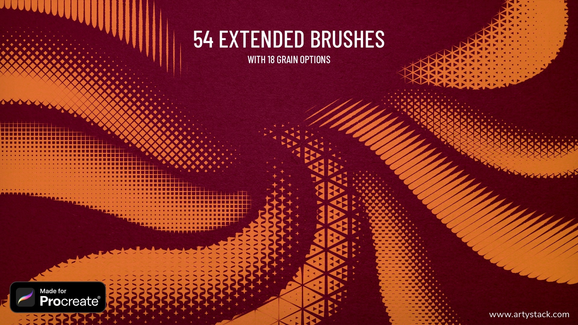 Halftone Brushes for Procreate - Etsy