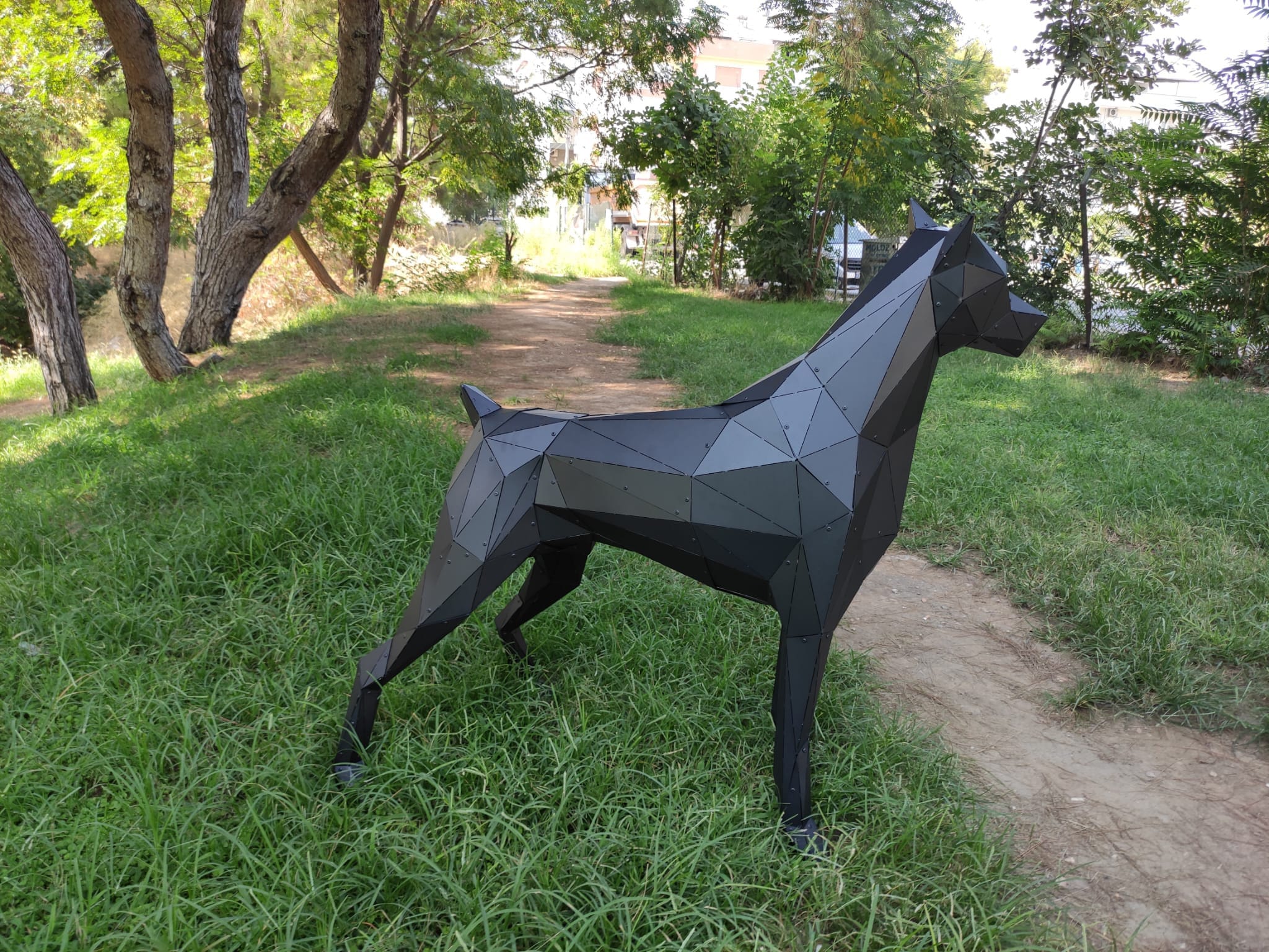 Doberman DXF Laser Cutting File. in a Way That Does Not Require Welding ...