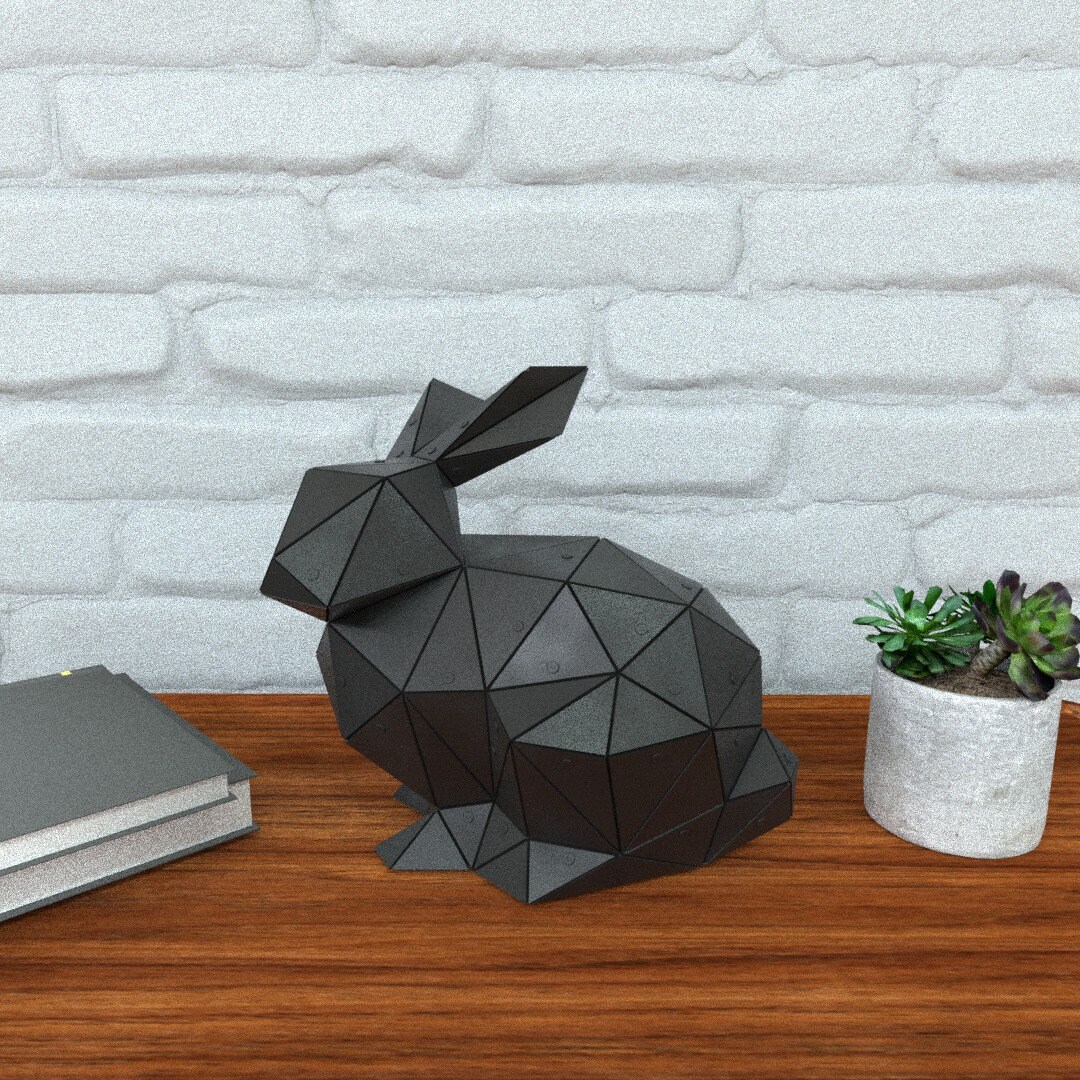 Rabbit DXF Laser Cutting File. in a Way That Does Not Require Welding ...