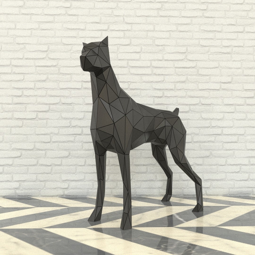 Doberman DXF Laser Cutting File. in a Way That Does Not Require Welding ...