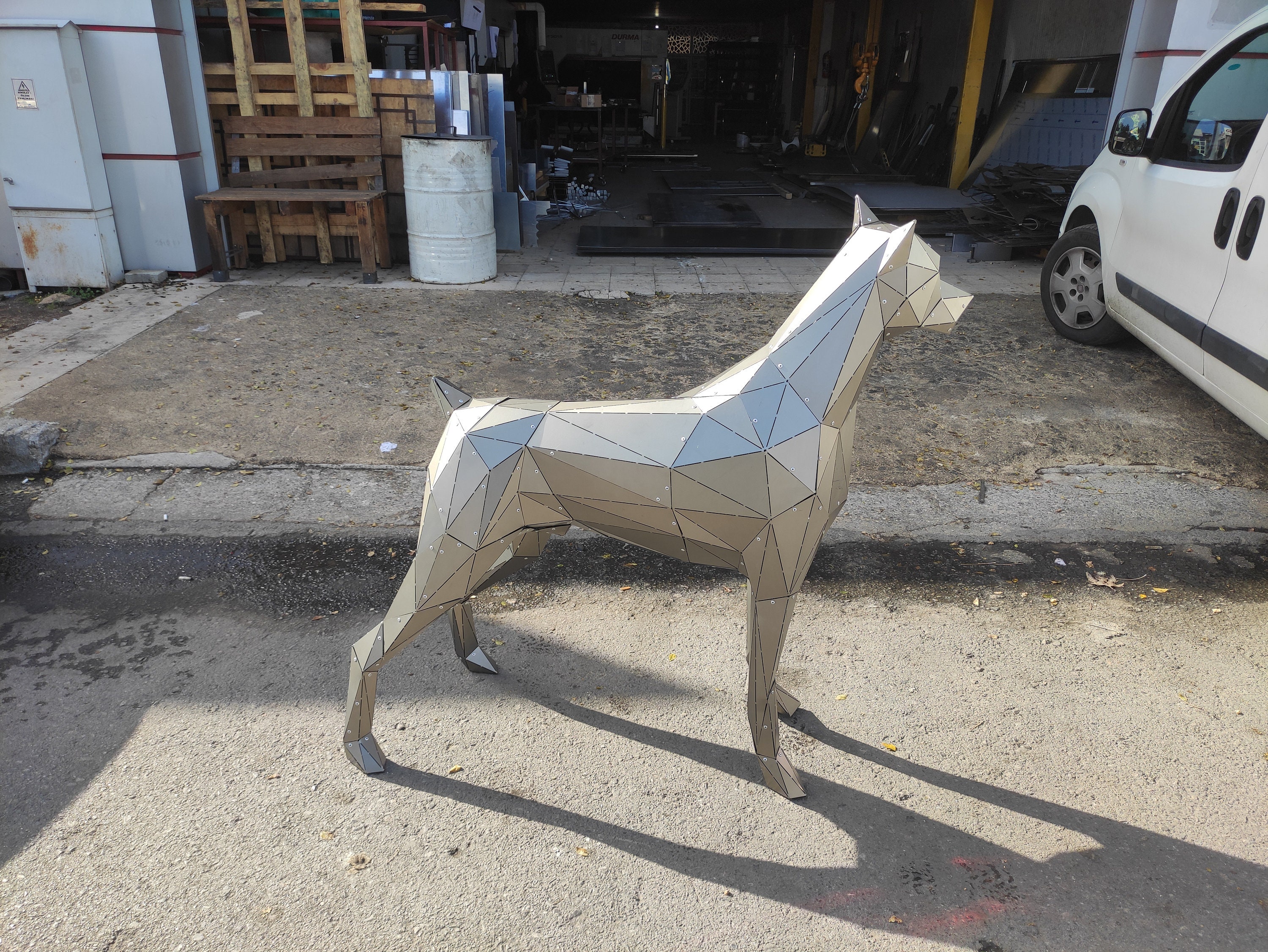 Doberman DXF Laser Cutting File. in a Way That Does Not Require Welding ...