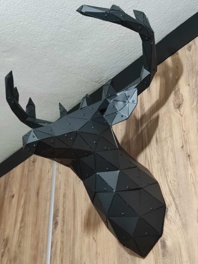 Deer Head DXF Laser Cutting File. in a Way That Does Not Require ...