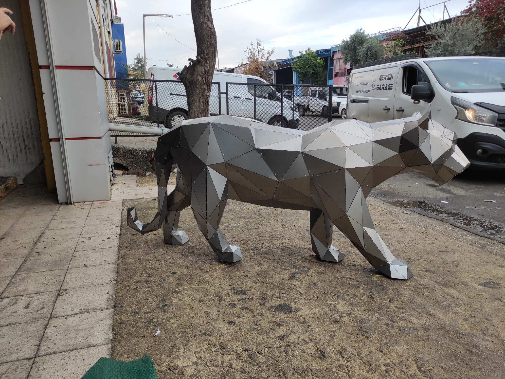 Tiger DXF Laser Cutting File. in a Way That Does Not Require Welding ...