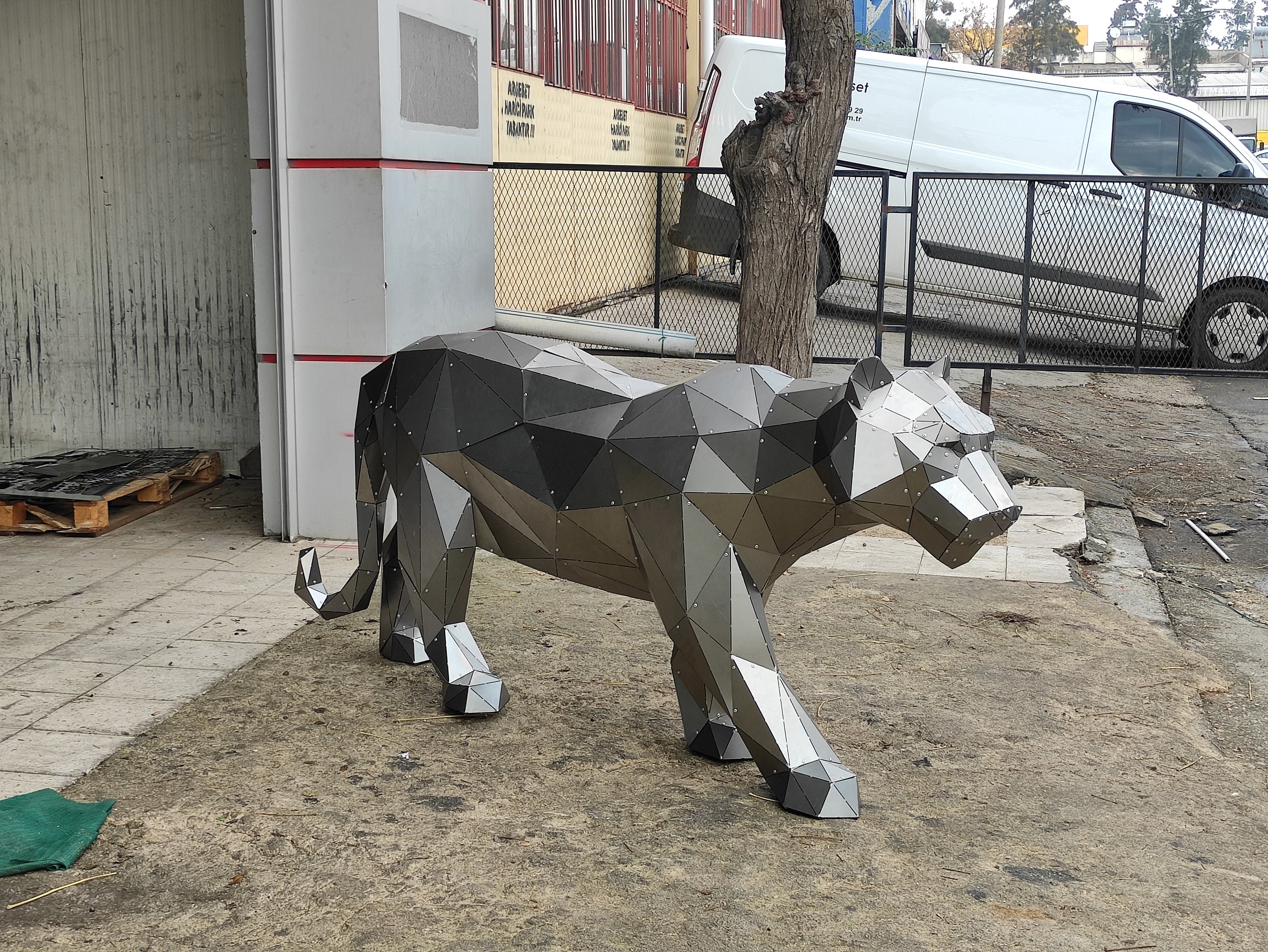 Tiger DXF Laser Cutting File. in a Way That Does Not Require Welding ...