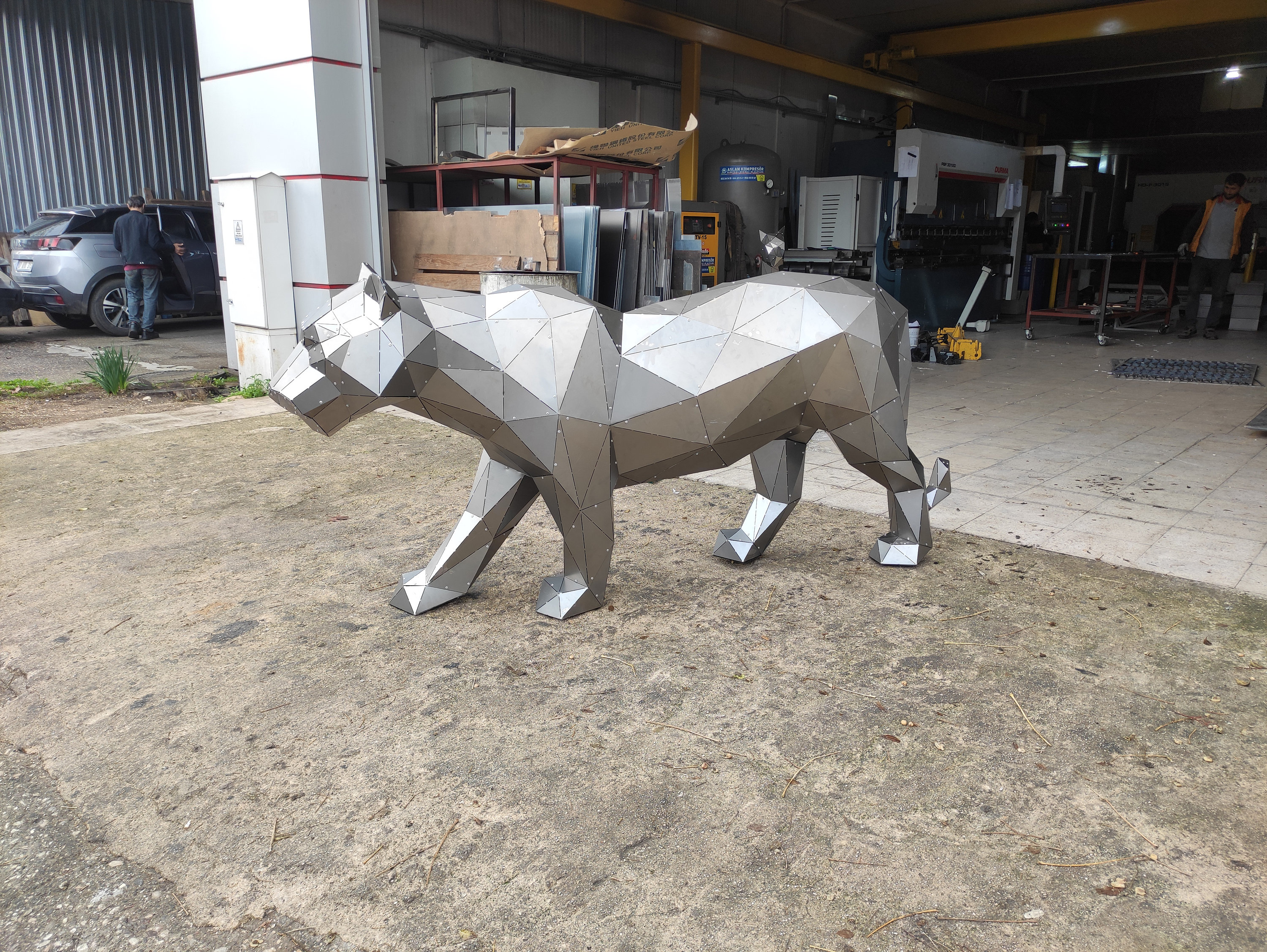 Tiger DXF Laser Cutting File. in a Way That Does Not Require Welding ...