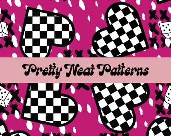 Punk Checker Pattern - Etsy