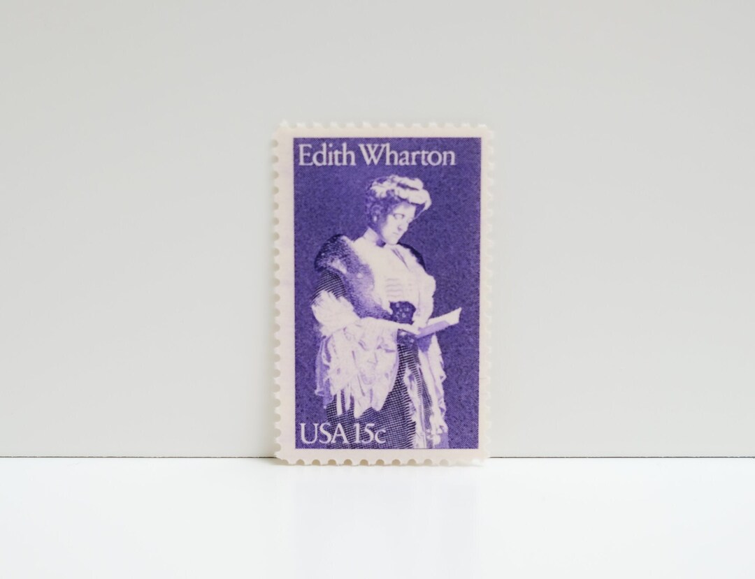 Vintage Unused Stamp - Edith Wharton - 15 Cents - Etsy
