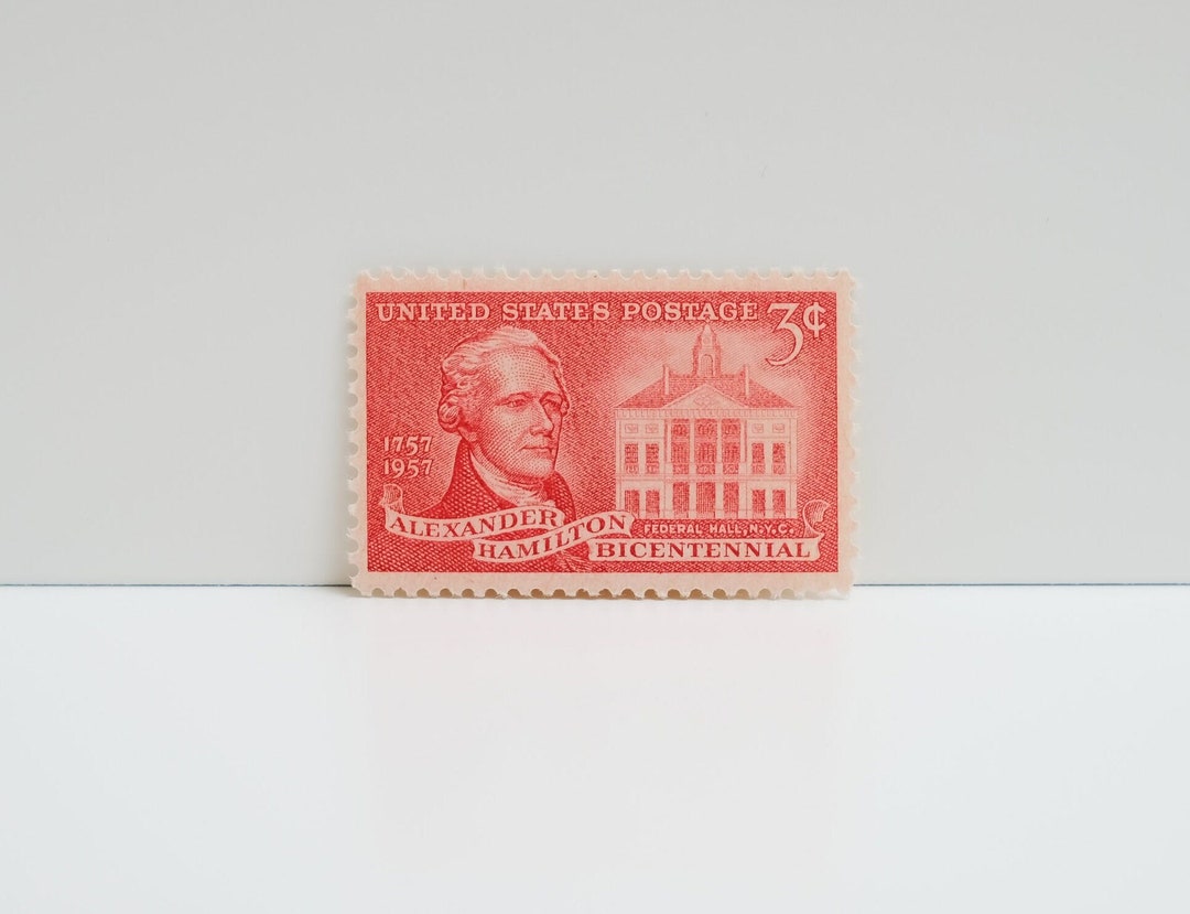 Vintage Unused Stamp - Hamilton - 3 Cents - Etsy