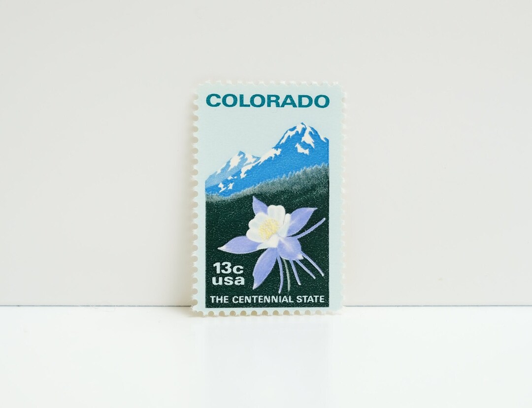 Vintage Unused Stamp - Colorado Statehood - 13 Cents - Etsy