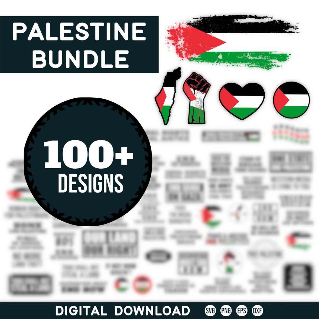 100 Palestine Bundle, Free Palestine Png, Palestine Png, Stand With ...
