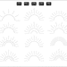 Half Sun Svg Bundle, Minimalist Half Sun Svg Bundle, Half Sun Png, Half ...