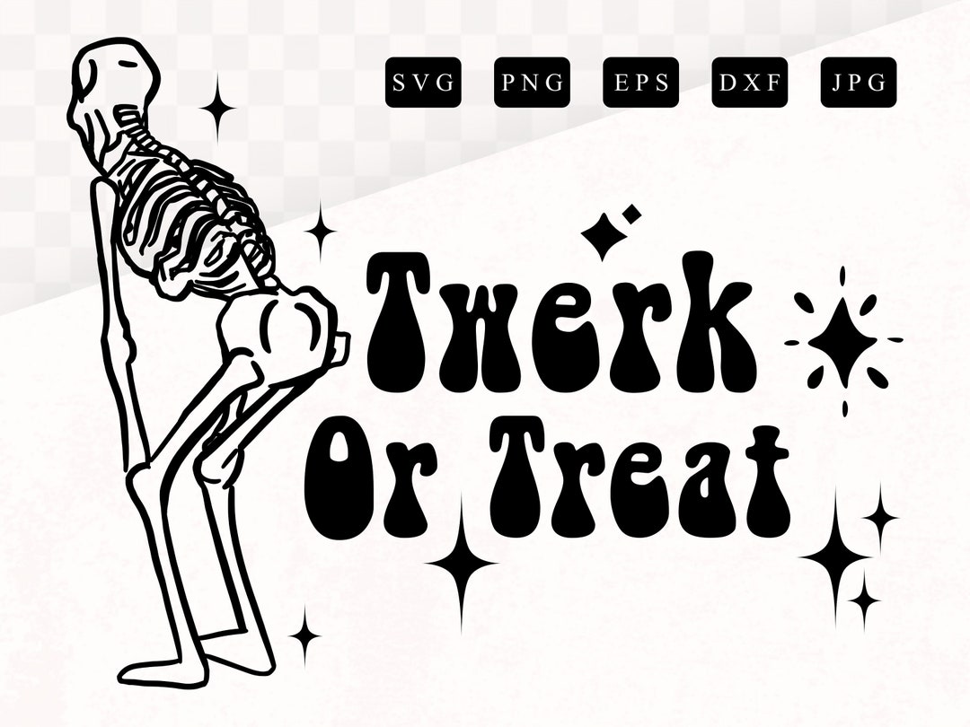 Dancing Skeleton Svg Twerk Or Treat Svg Twerking Skeleton Etsy Uk